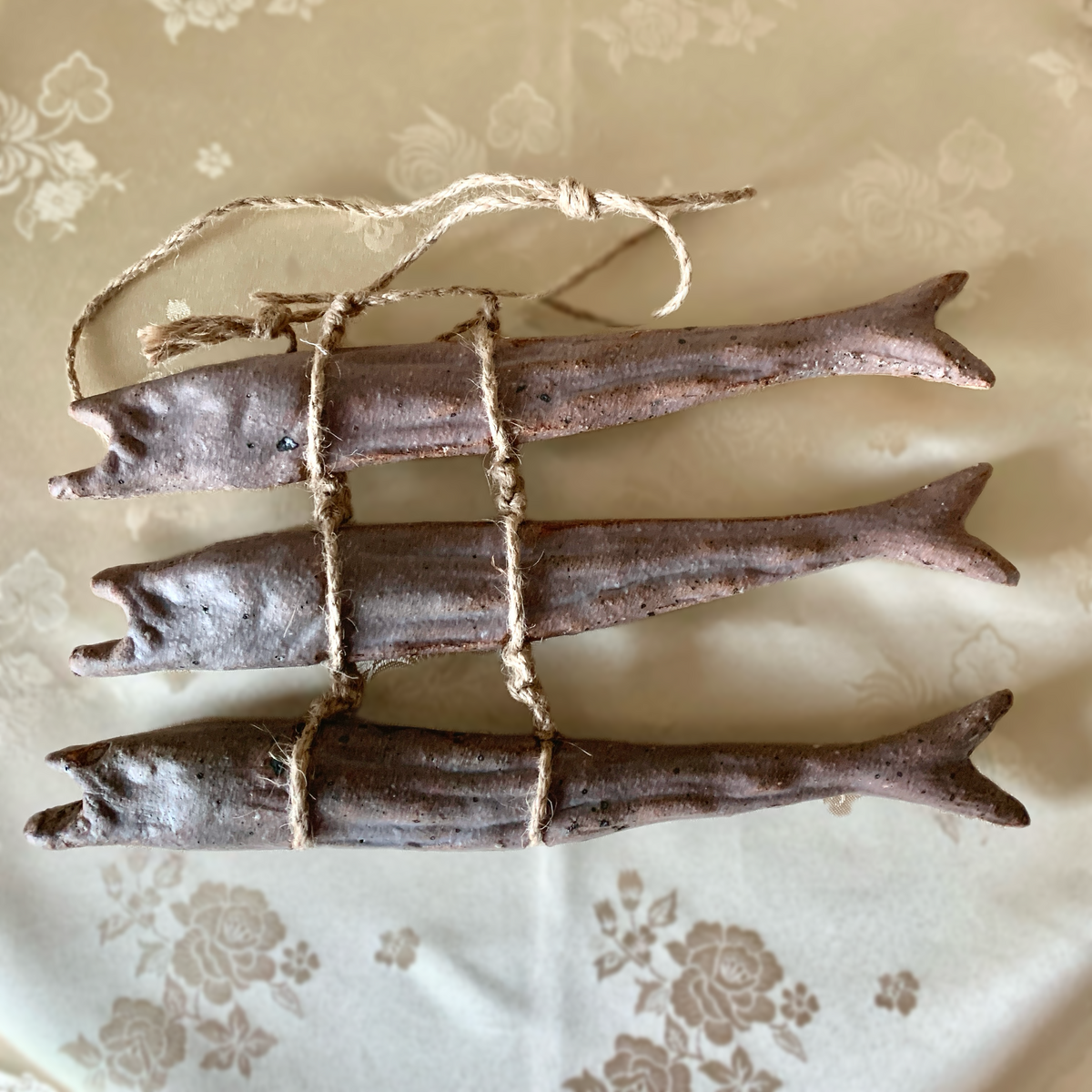 Folk Fortune Pottery Fish Pollock for Hanging Ornament – ArtinKo